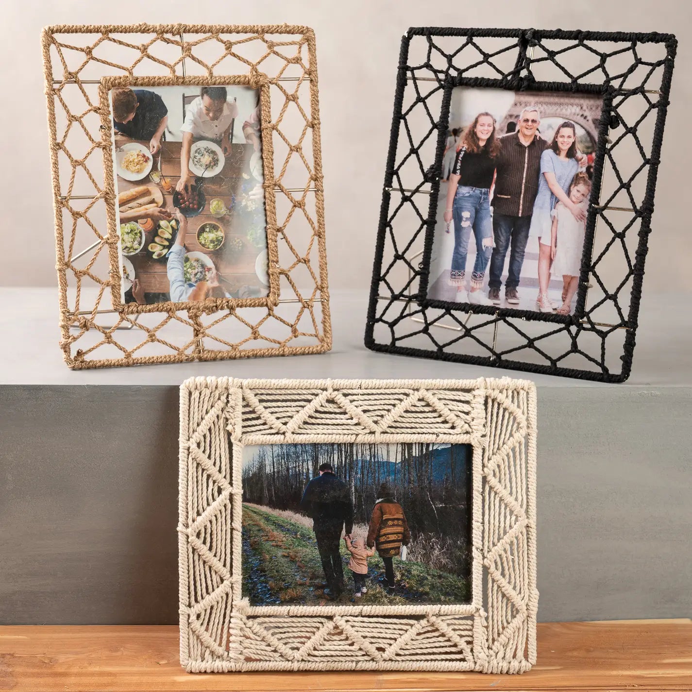Square Neutral Woven Jute Photo Frames – Kennedy Sue Gift & Home
