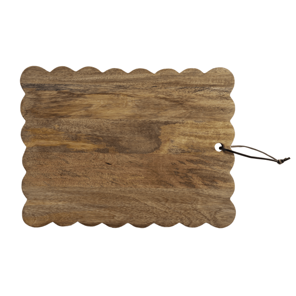 Large Scalloped Wood Board – Kennedy Sue Gift & Home