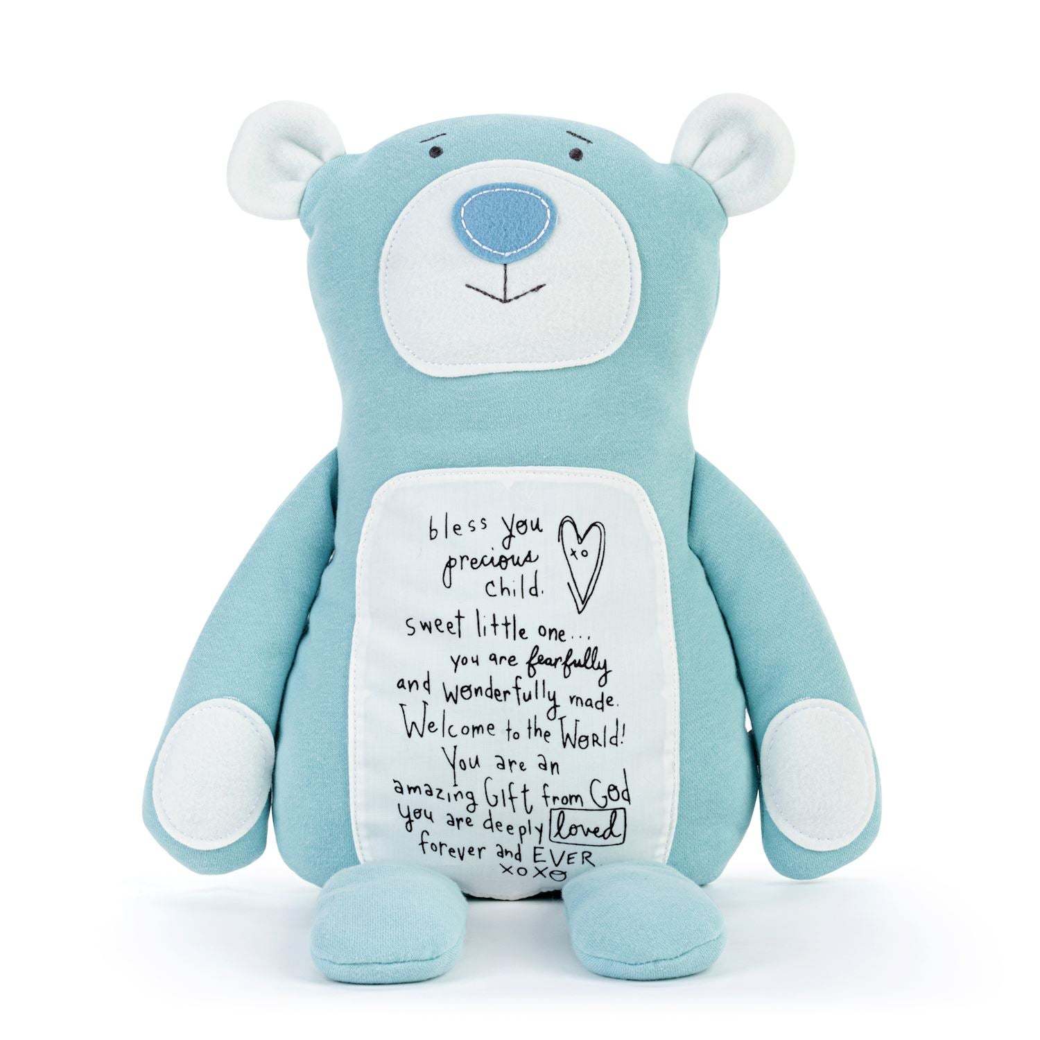 Poetic Threads Bear - Blue – Kennedy Sue Gift & Home