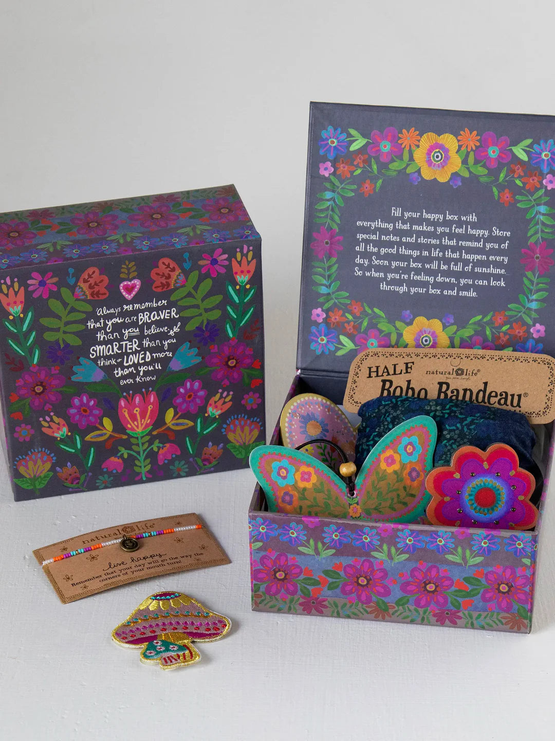 Happy Box Gift Set-Indigo Always Remember – Kennedy Sue Gift & Home