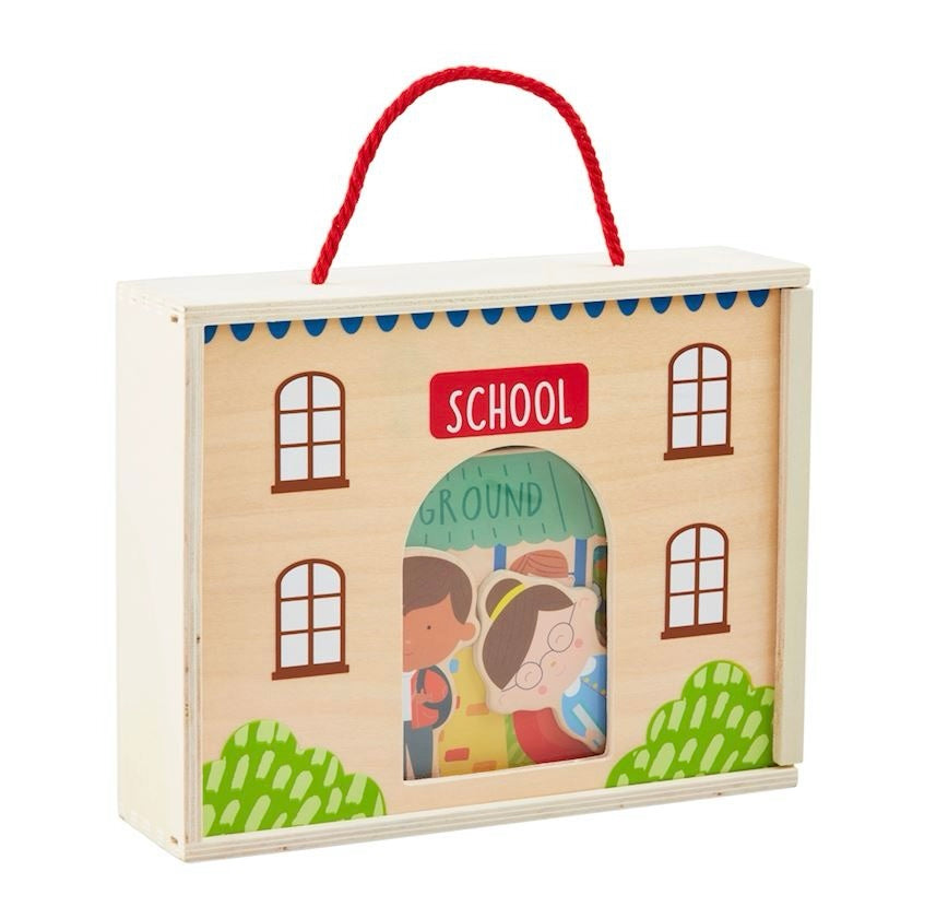 Boxed Wood School Play Set – Kennedy Sue Gift & Home