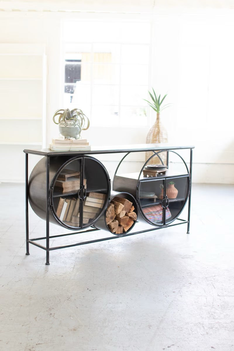 Iron Circle Console Table – Kennedy Sue Gift & Home