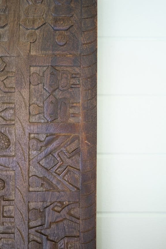 Hand-Carved Wooden Wall Panel – Kennedy Sue Gift & Home