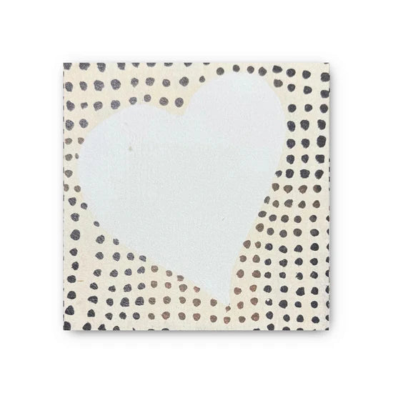 Heart With Dots Art Tile Collection – Kennedy Sue Gift & Home