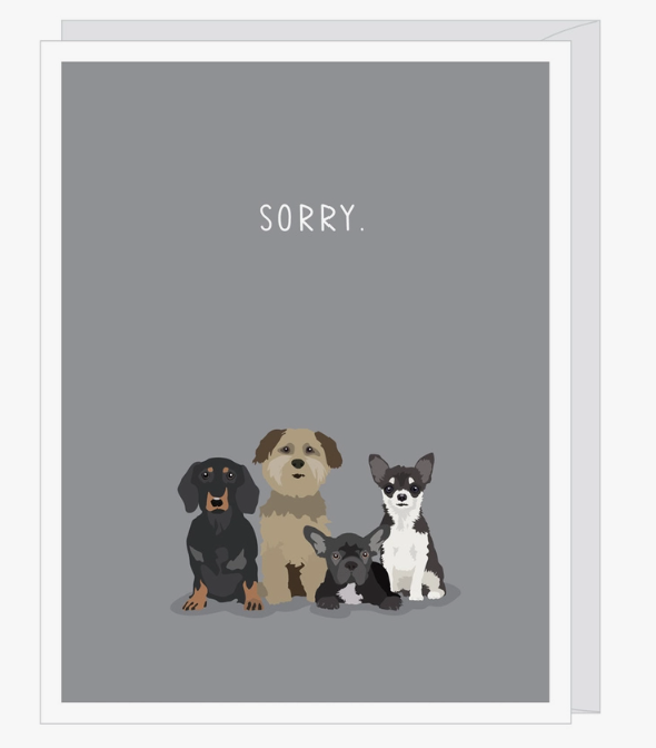 Sorry Dogs Sympathy Card – Kennedy Sue Gift & Home