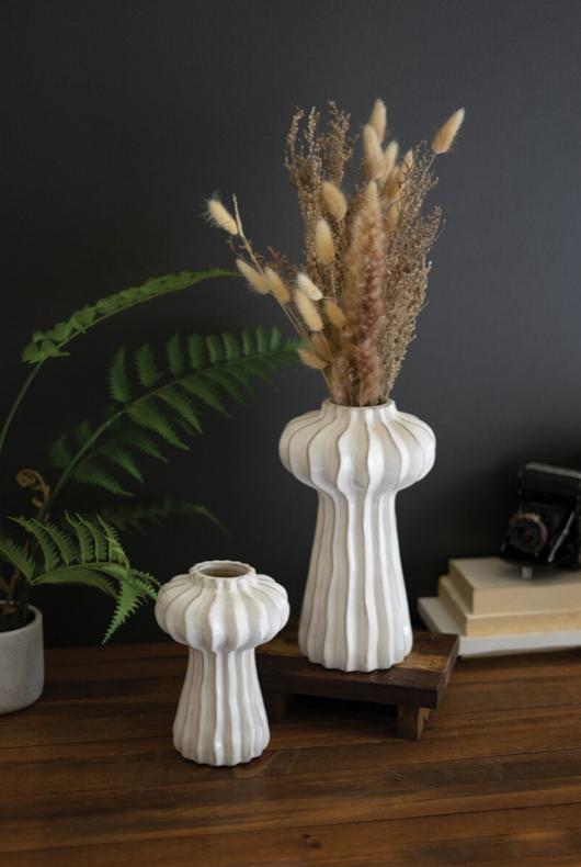 Organic Ruffle Vases – Kennedy Sue Gift & Home