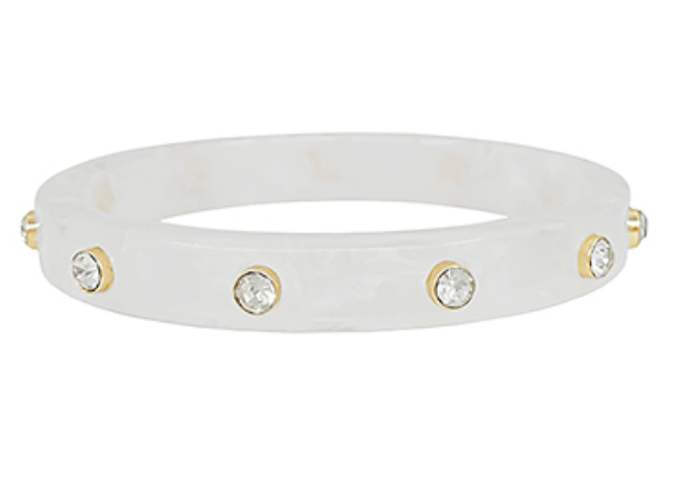 Crystal Station Acetate Bangle Bracelet – Kennedy Sue Gift & Home