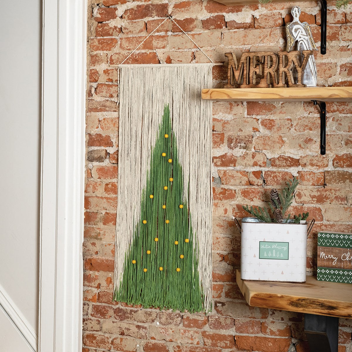 Beaded Tree Wall Hanging – Kennedy Sue Gift & Home