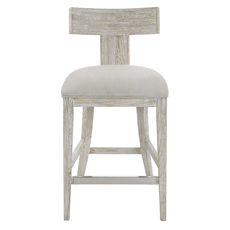 Idris Counter Stool, White – Kennedy Sue Gift & Home