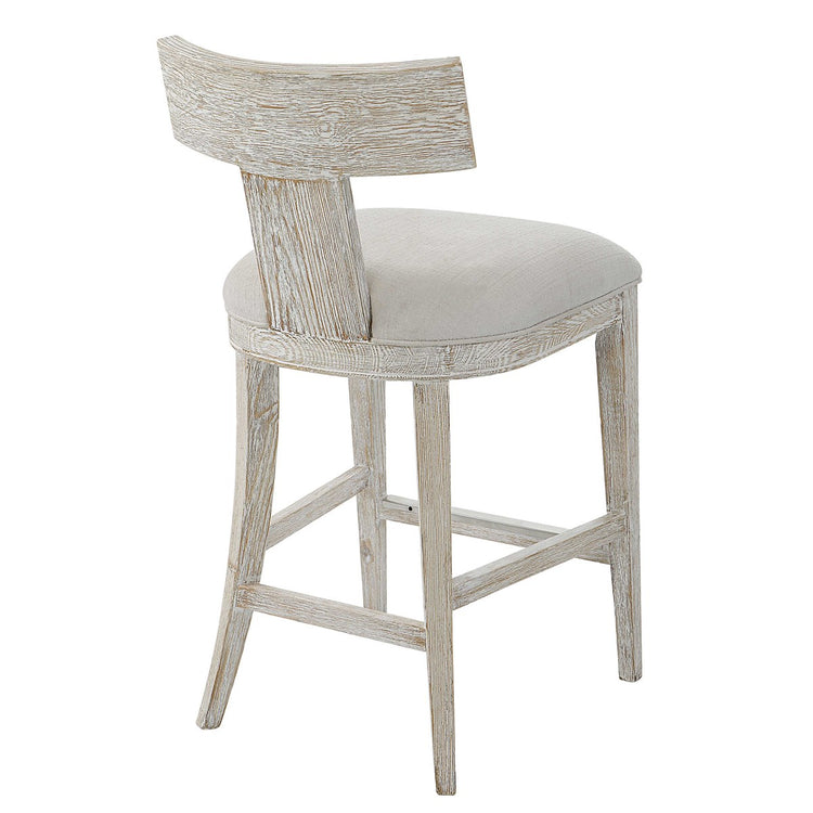 Idris Counter Stool, White – Kennedy Sue Gift & Home