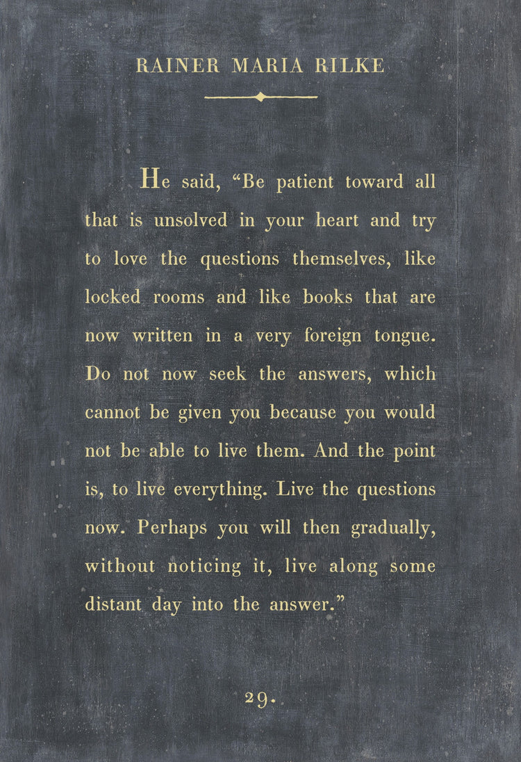 Rainer Maria Rilke - Book Collection – Kennedy Sue Gift & Home