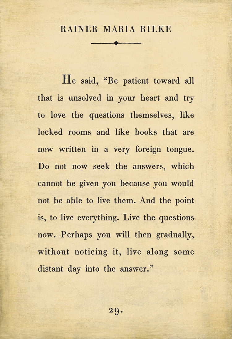 Rainer Maria Rilke - Book Collection – Kennedy Sue Gift & Home