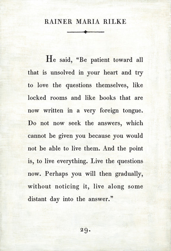 Rainer Maria Rilke - Book Collection – Kennedy Sue Gift & Home