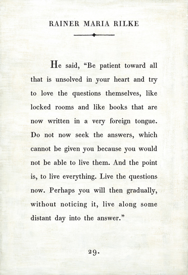Rainer Maria Rilke - Book Collection – Kennedy Sue Gift & Home