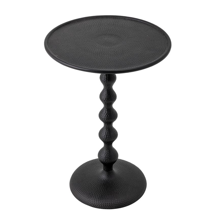 Matte Black Hammered Metal Table – Kennedy Sue Gift & Home