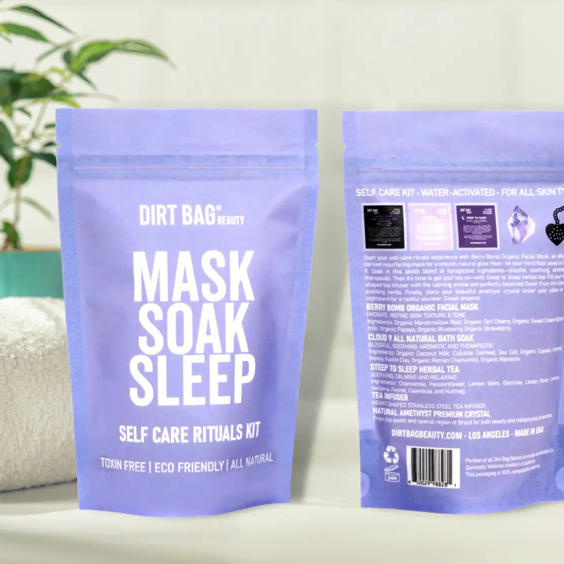 Mask Soak Sleep Self Care Rituals Kit – Kennedy Sue Gift & Home