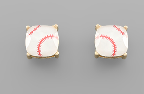 Sports Theme Epoxy Studs – Kennedy Sue Gift & Home