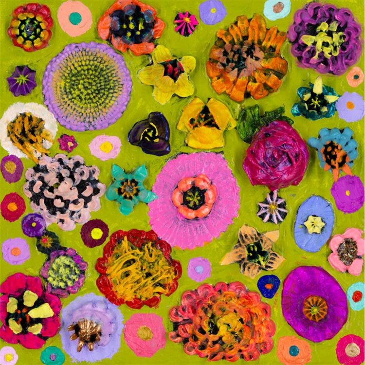 Bright & Bold Citron Green Canvas Wall Art – Kennedy Sue Gift & Home