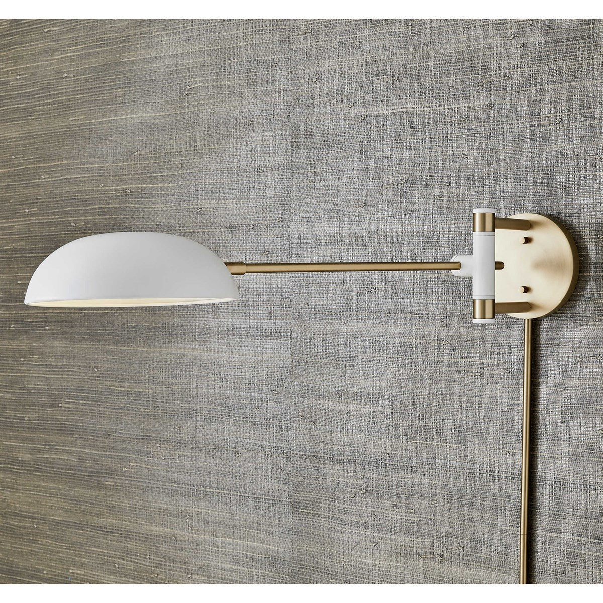 Swinger, 1 LT Sconce - White – Kennedy Sue Gift & Home